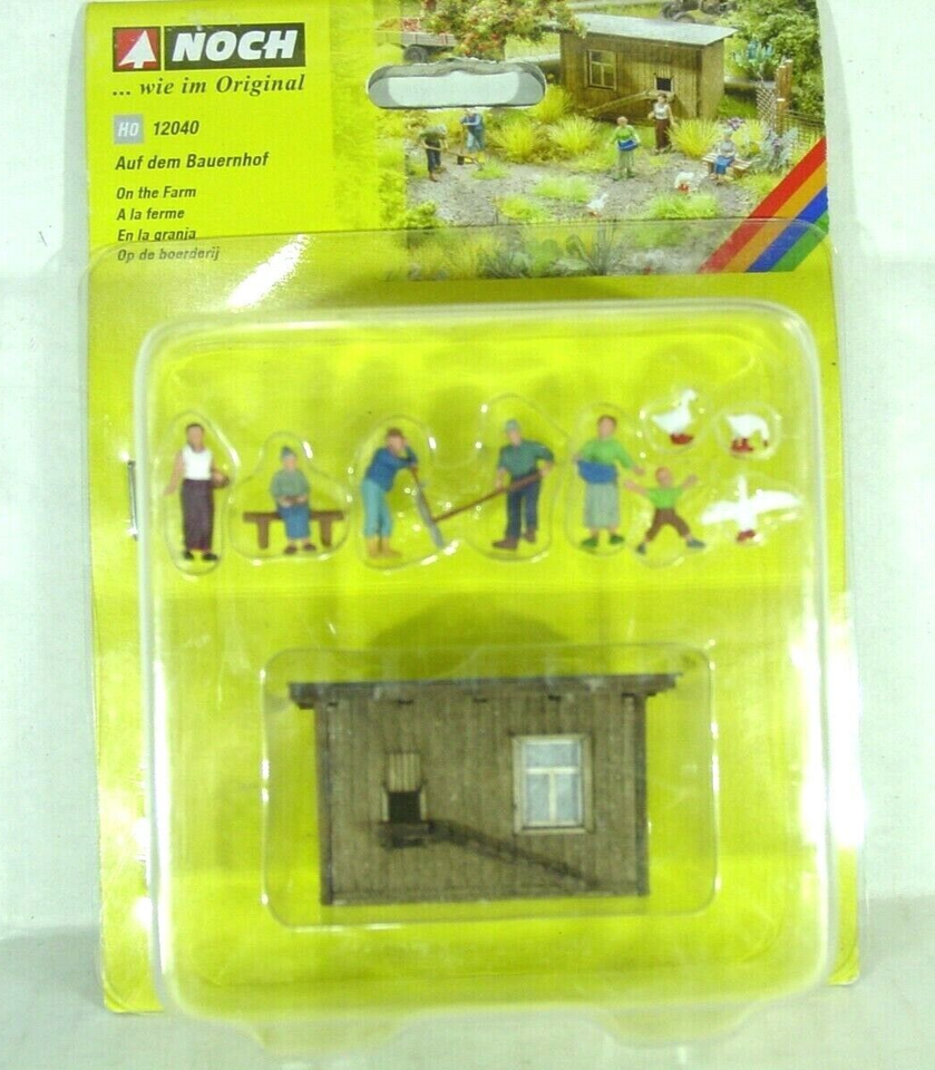 NOCH HO SCALE ON THE FARM FARM SCENE 12040 | eBay