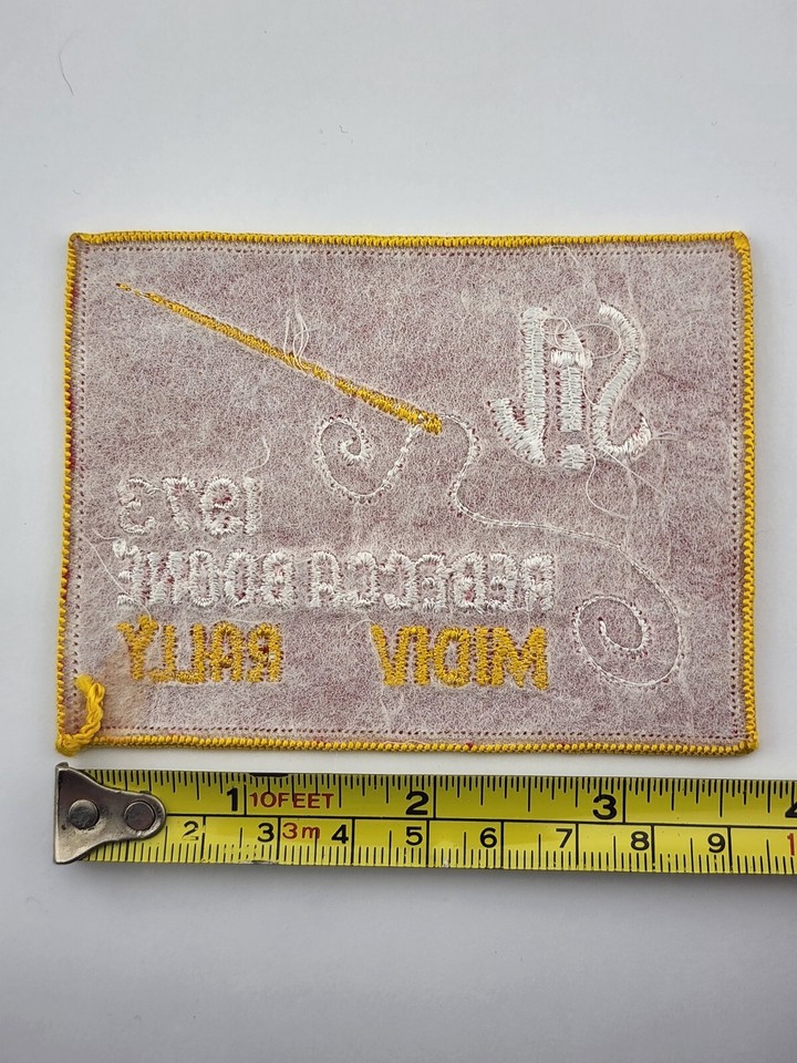 1973 SCCA Rebecca Boone National Rally Patch Sports Car Racing St ...