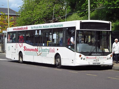 Simonds of Bottesdale AE07DZH 6x4 Quality Bus Photo B | eBay