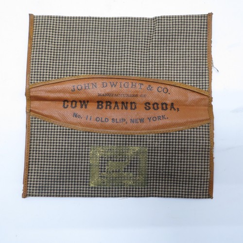 Vintage John Dwight &CO. Cow brand soda No.11 Old Slip, NY advertising ...