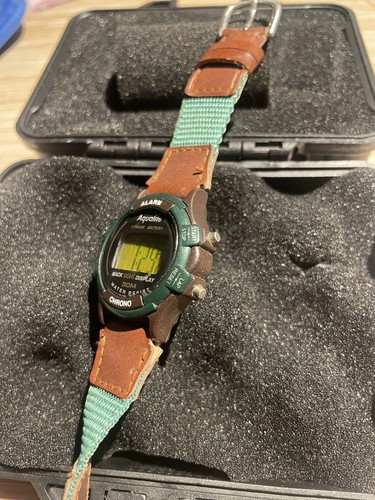 Aqualite Digital Mens Sports Watch 100 Meter Water Resistant, Back ...