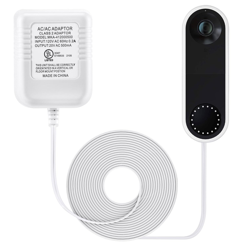 16-24V Transformer C-Wire Power Adapter For Eufy Blink Video Doorbell ...