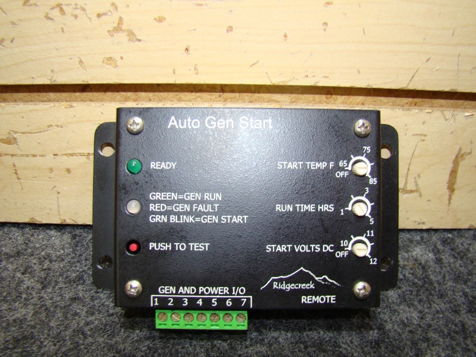 USED MOTORHOME RIDGECREEK AUTO GEN START REMOTE | eBay