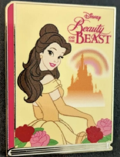 Disney Beauty and the Beast Princess Belle Book pin | eBay