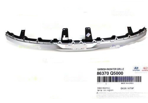 GENUINE 86370Q5000 Front Bumper Radiator Trim Bezel for KIA Seltos 2020 ...