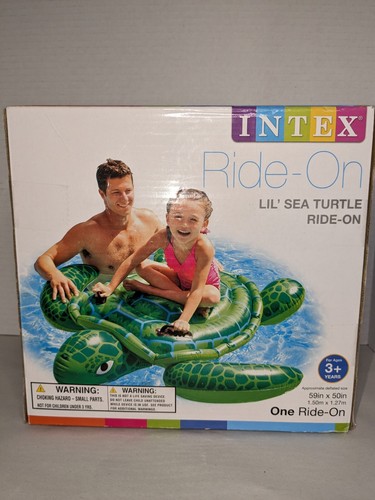 Giant Inflatable Turtle Ride On Pool Swimming Float Kids Toy Rafting ...