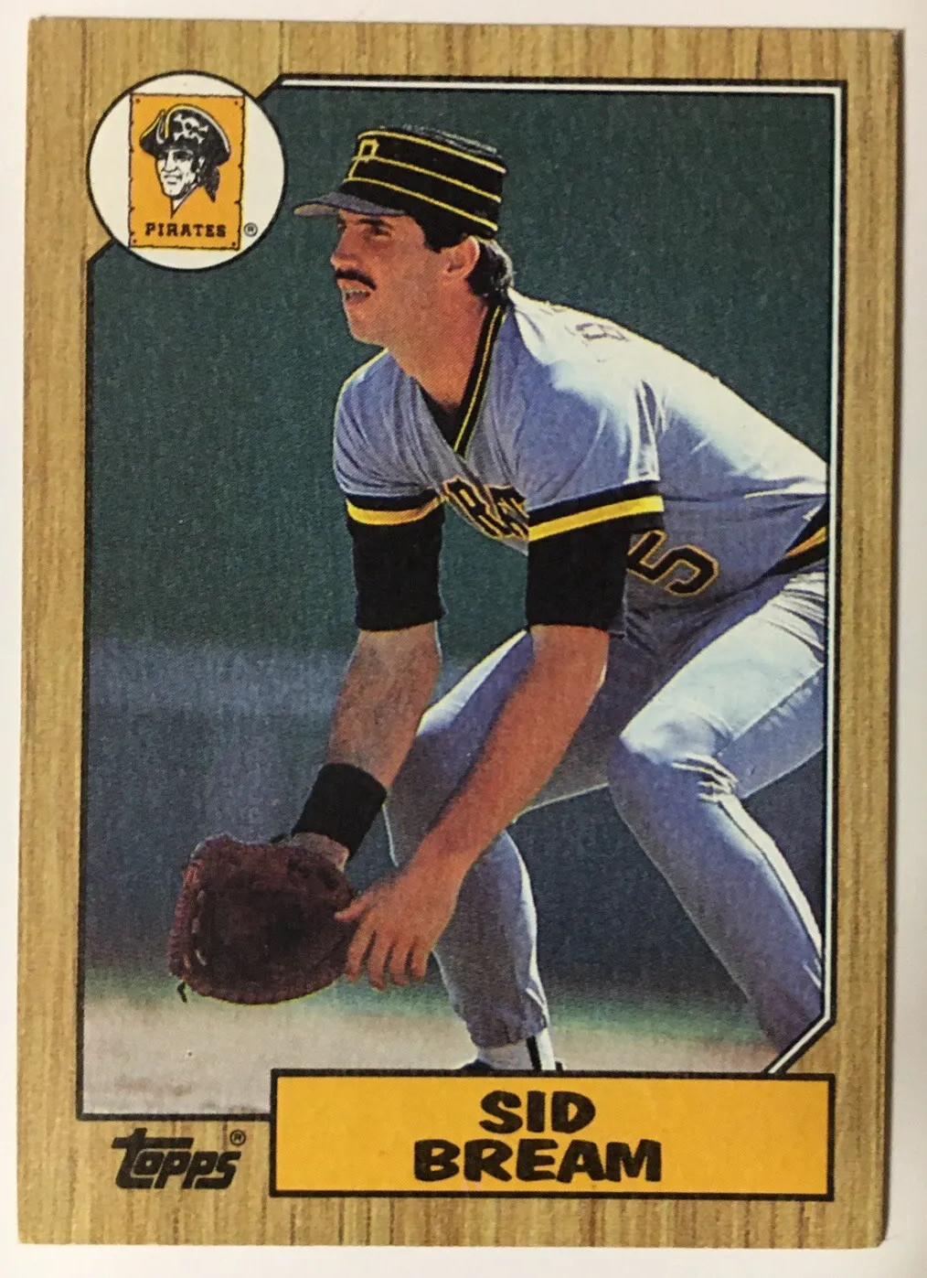 1987 Topps Baseball #35 Sid Bream Pittsburgh Pirates NM Condition | eBay