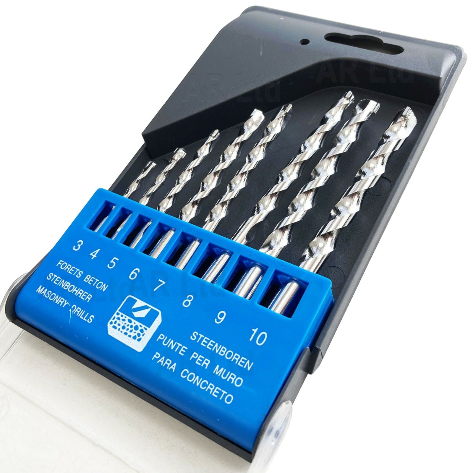 Masonry Drill Bits Set. 8 High Quality Masonry Drill Bits. 3 4 5 6 7 8 ...