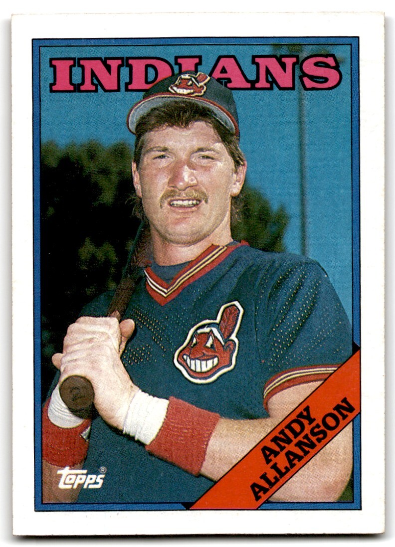 1988 Topps Baseball Card Andy Allanson Cleveland Indians #728 | eBay