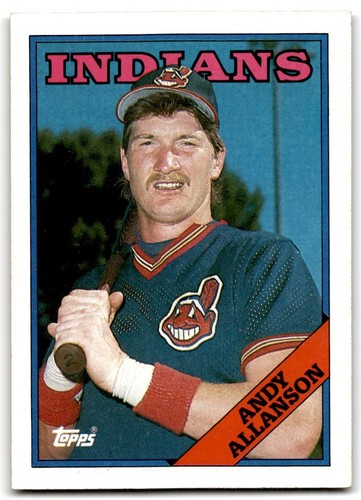 1988 Topps Baseball Card Andy Allanson Cleveland Indians #728 | eBay