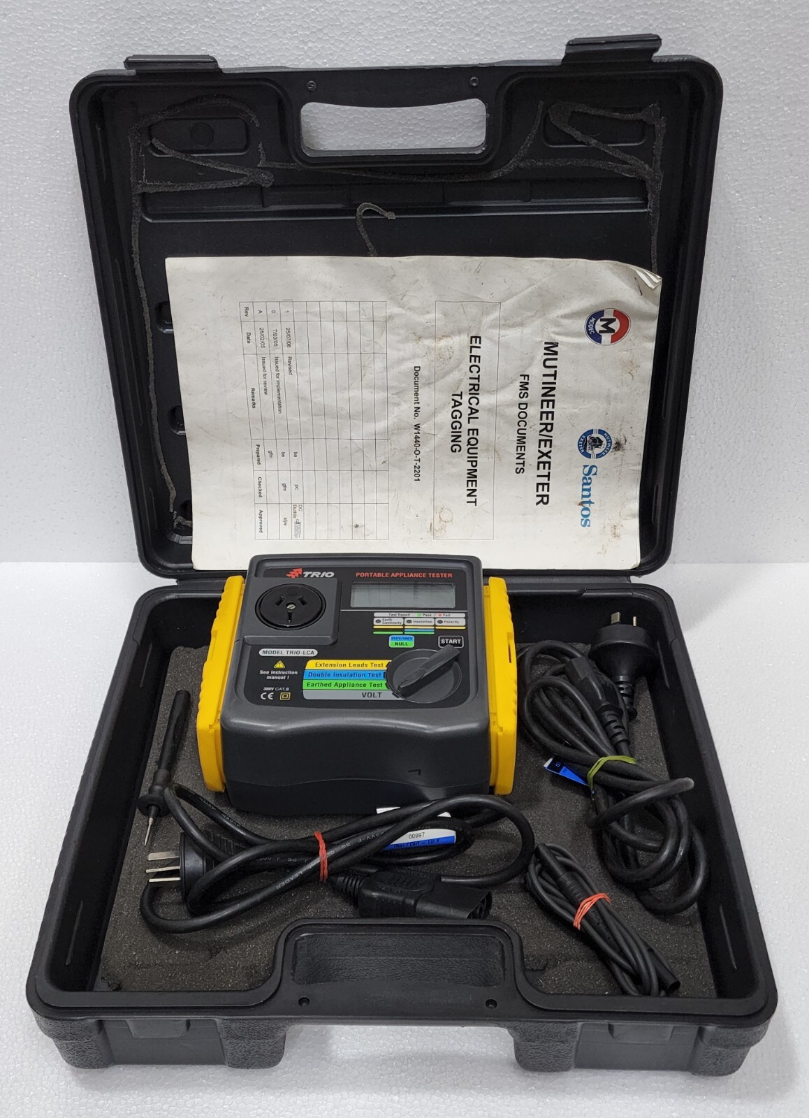 TRIO TRIO-LCA PORTABLE APPLIANCE TESTER (PAT) | eBay