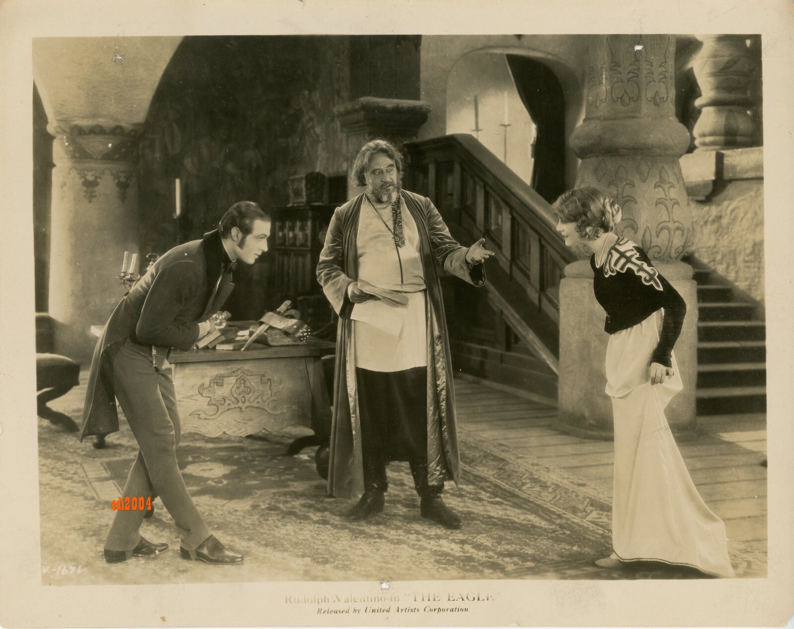 RUDOLPH VALENTINO & VILMA BANKY Vintage Original Photo "THE EAGLE" Rare ...