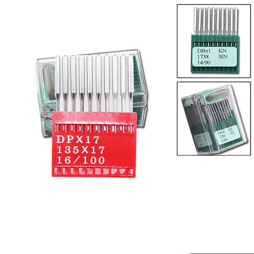 12 SIZE Industrial Sewing Machine Needle DP17 Synchronized Accessories ...