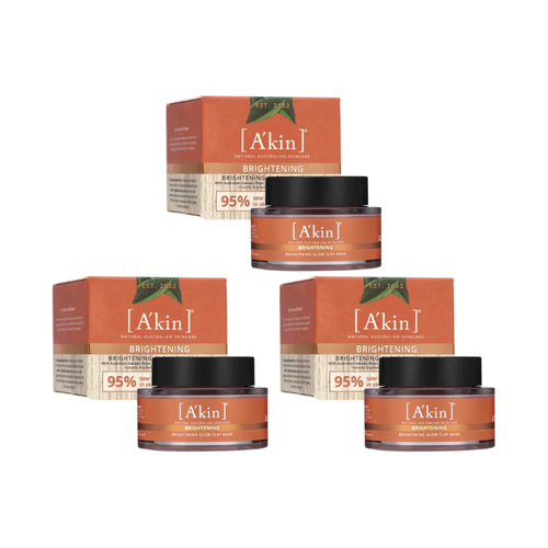 3x Akin Brightening Glow Clay Mask 60g | eBay Australia