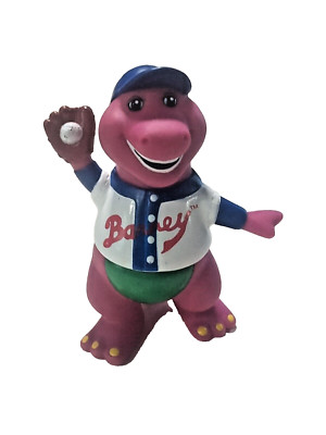 Vintage 1993 Fun Time Barney Baseball Figure Vintage Lyons Group 5 Inch ...