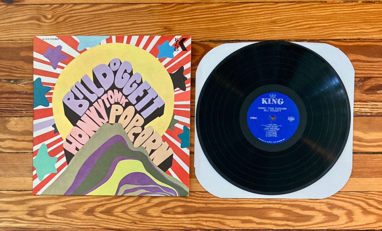 Bill Doggett: Honky Tonk Popcorn LP Vinyl James Brown King Records OG ...