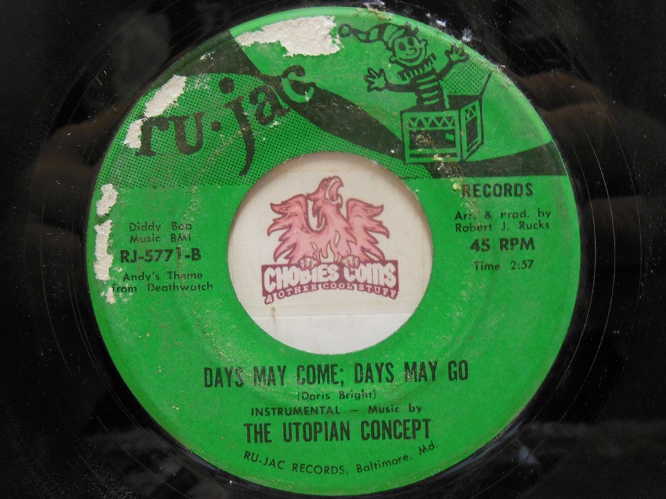 Francine Long, Utopian Concept – Days May Come; Days May Go, 45 RPM VG ...