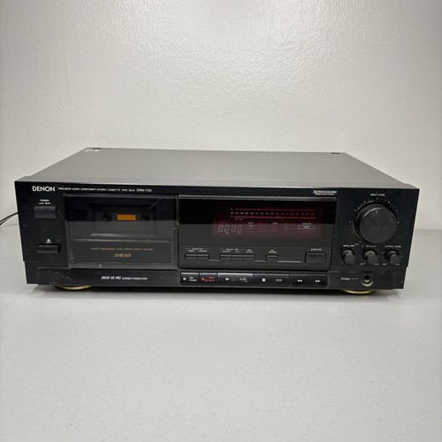 Denon DRM-700 Stereo Cassette Tape Deck Audio 3 Head Dolby HX PRO ...