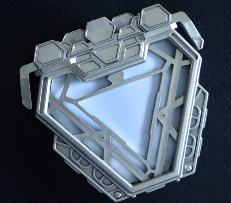 Iron Man Arc Reactor 1:1 LED Light MK50 Cos Chest Lamp Tony Stark Heart ...
