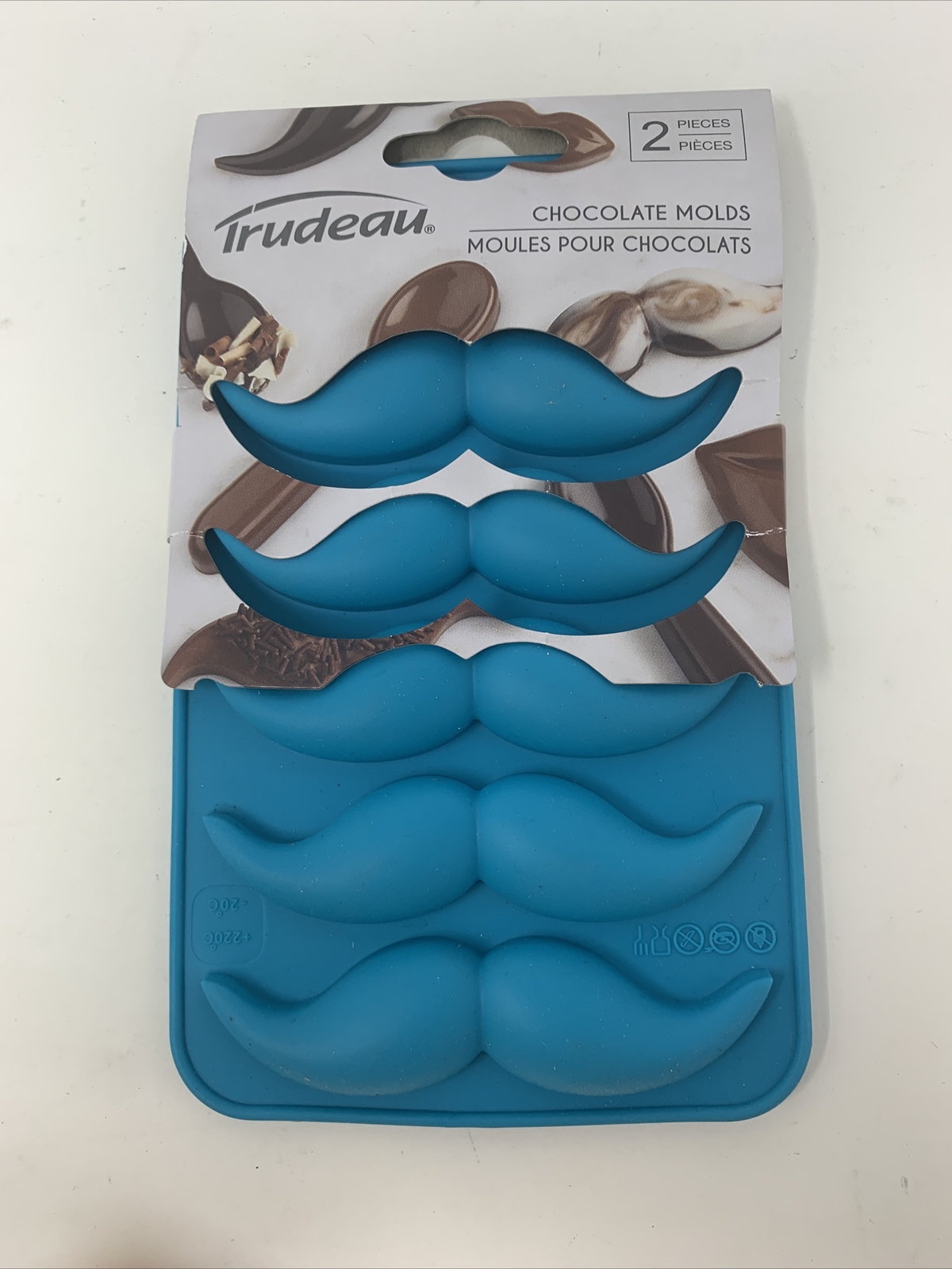 Trudeau Mustache Candy Molds - 09916101 - 2 Packs of 6 Molds | eBay