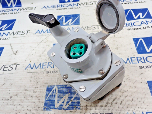 Appleton WRDK3034 Powertite Receptacle 30A 3W 4P W/Receptacle Box | eBay