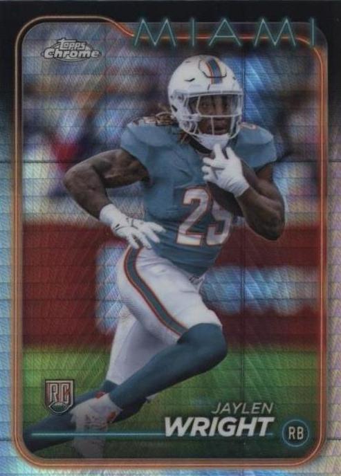 2024 Topps Chrome - Rookies Jaylen Wright #239 Prism Refractor (RC) for ...