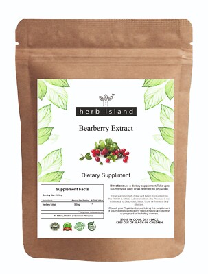 Bearberry Extract 100% Natural Supports Urinary tract Health Premium ...