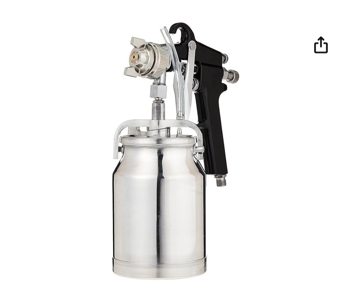 Vaper 19418 1.8mm Siphon Feed Production Spray Gun