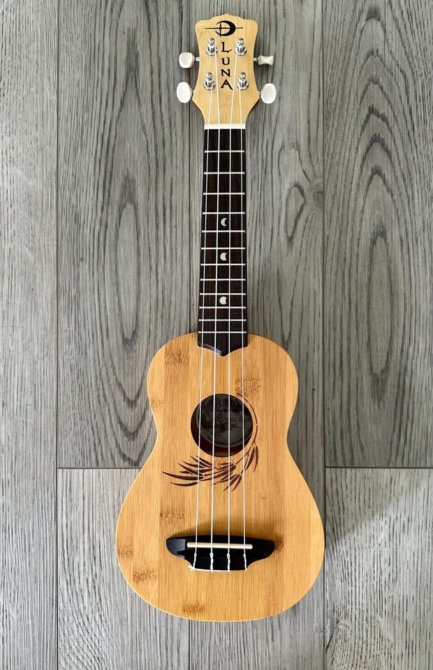 Luna Bamboo Soprano Ukulele w/ Gigbag, UKE BAMBOO S | eBay