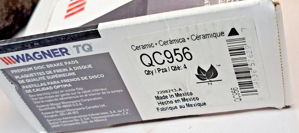WAGNER TQ QC956 CERAMIC BRAKE PADS | eBay