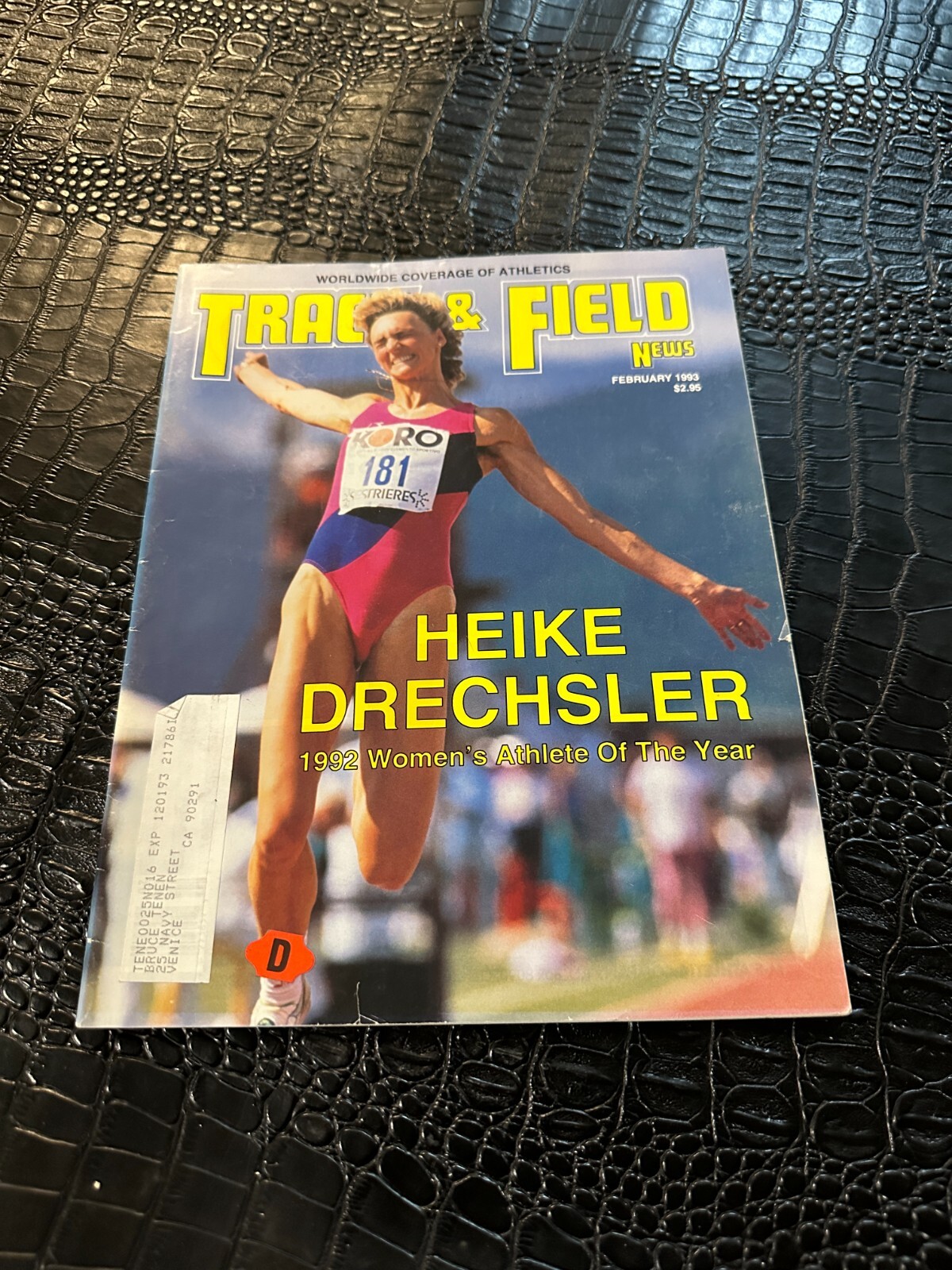 FEBRUARY 1993 TRACK AND FIELD NEWS Olympic sports magazine - HEIKE DRECHSLER | eBay
