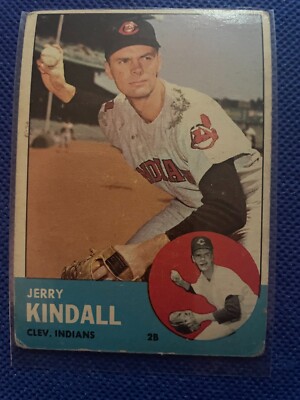 1963 topps # 36 JERRY KINDALL B | eBay