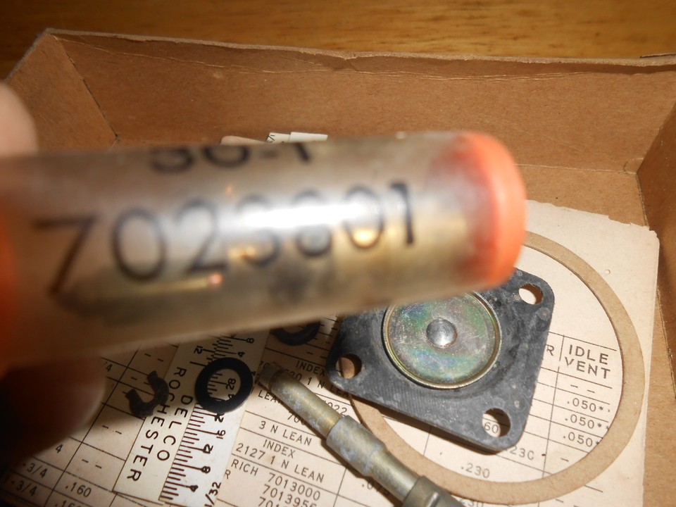 NOS Rochester 1962-1967 2GC Carburetor Kit For Parts with Needle Kit ...