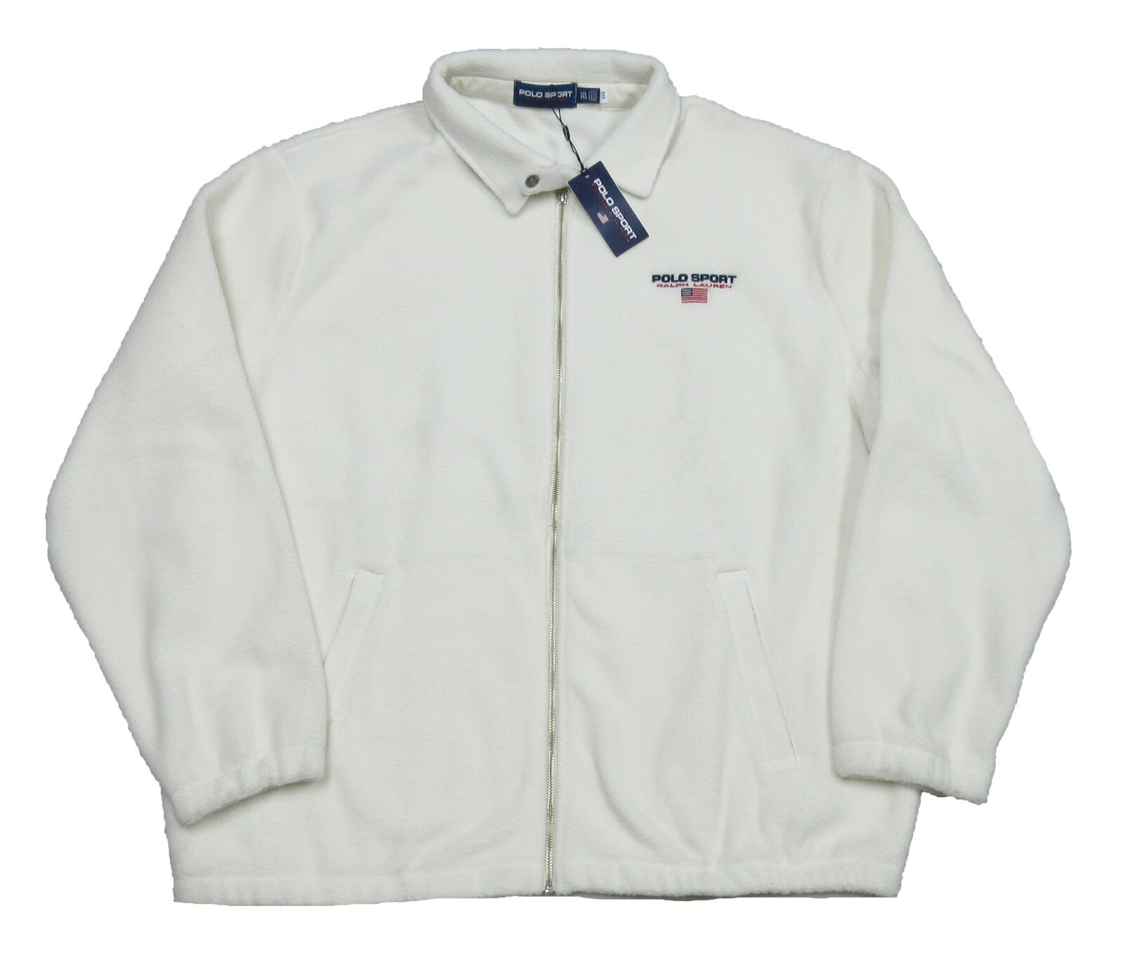 Polo Sport Ralph Lauren Men's Chic Cream Fleece Full Zip Jacket | eBay