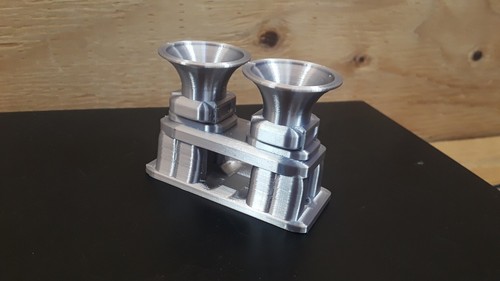 1/8 RC Car Engine Hood Scoop Velocity Stacks Tunnel Ram Intake 3D ...