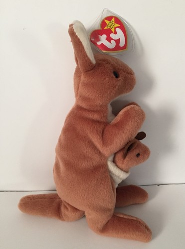 Ty Beanie Baby Pouch the Kangaroo 1996 NWT Free Shipping | eBay
