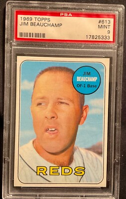 1969 Topps Jim Beauchamp #613 PSA 9 Mint! | eBay