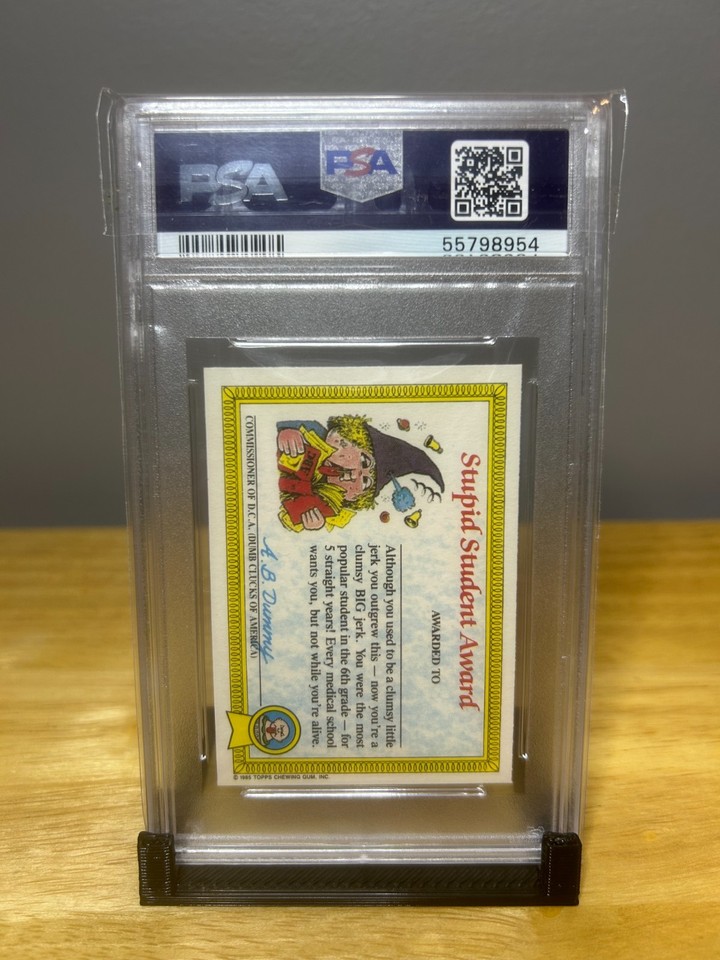 DEAD TED 1986 Topps Garbage Pail Kids UK Mini 5a GPK Card PSA 8 | eBay