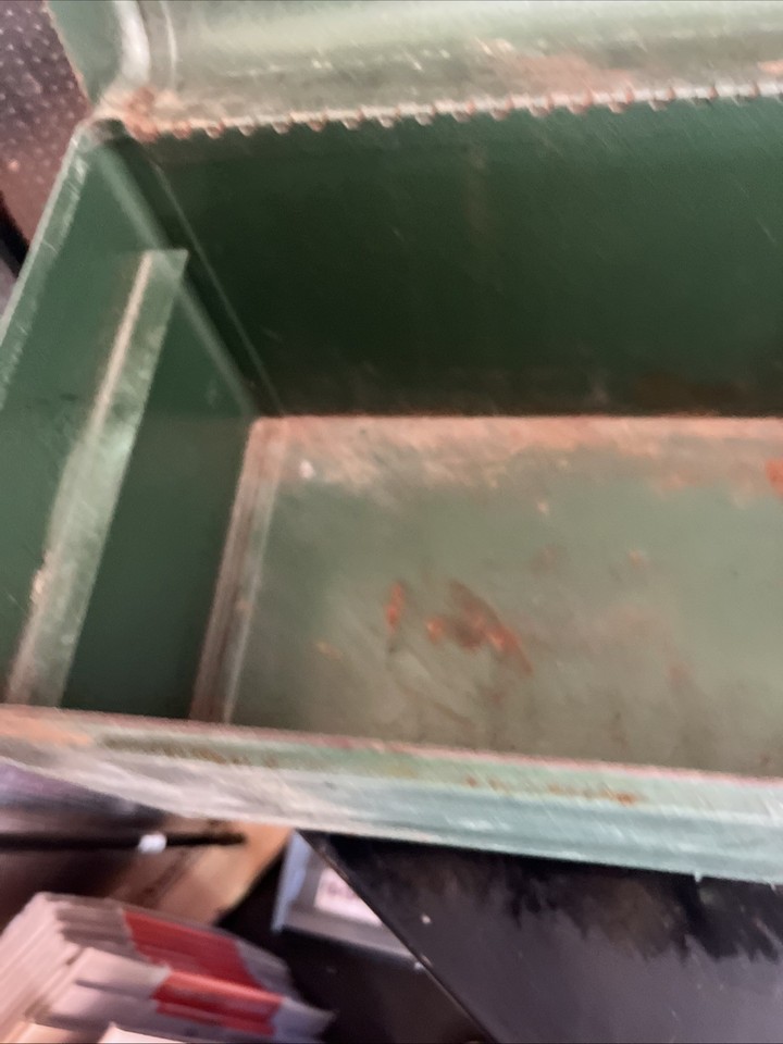 Portable Tool Box S K Tools Green Metal With Insert | eBay