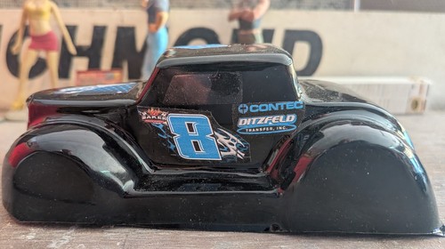 1/32 Painted #8 DITZFEILD FITS WOMP CHASSIS Slot Car Body LEXAN painted ...