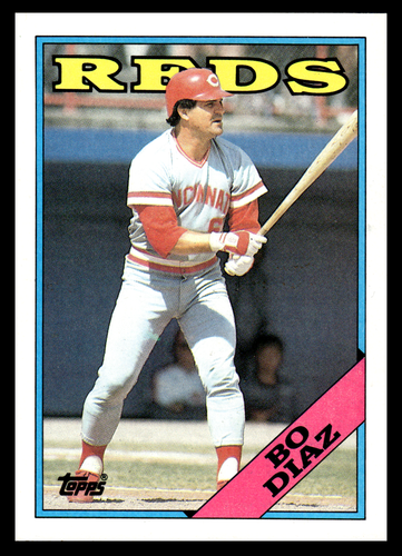 1988 Topps Bo Diaz #265 Cincinnati Reds MLB Baseball Base Set | eBay