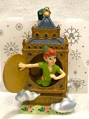 Disney Parks Peter Pan Clock Tower Sketchbook Ornament New | eBay