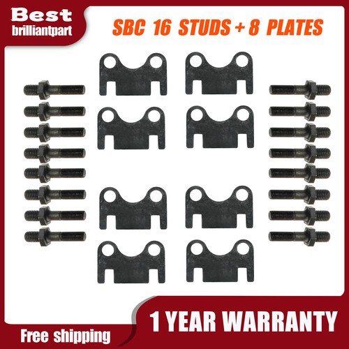 Sbc Small Block Chevy 262 Push Rod Guide Plates And 3/8 Rocker Arm ...
