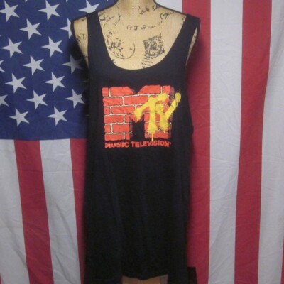 MTV tank-top XL sleeveless T shirt Music Television tee “I Want my MTV ...