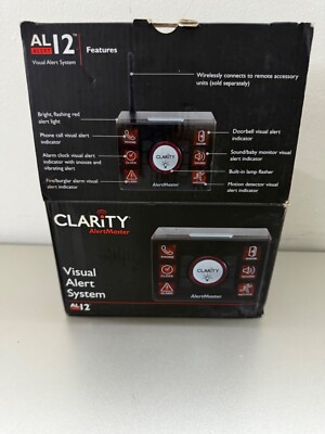 Clarity Alert Master Visual Alert System w/Built in Lamp Flasher ...