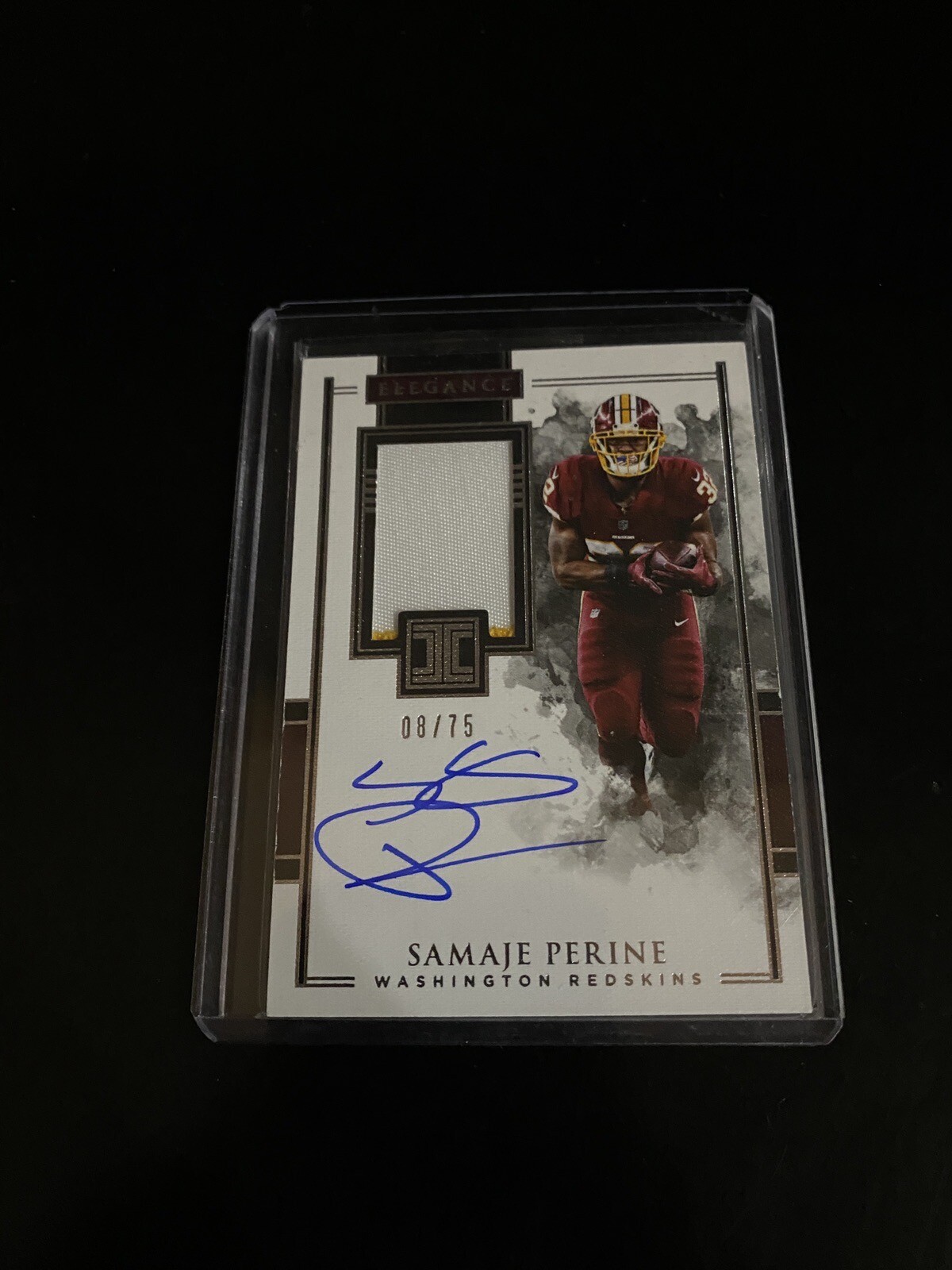 Samaje Perine 2018 Impeccable Elegance Auto /75 Football Card ...