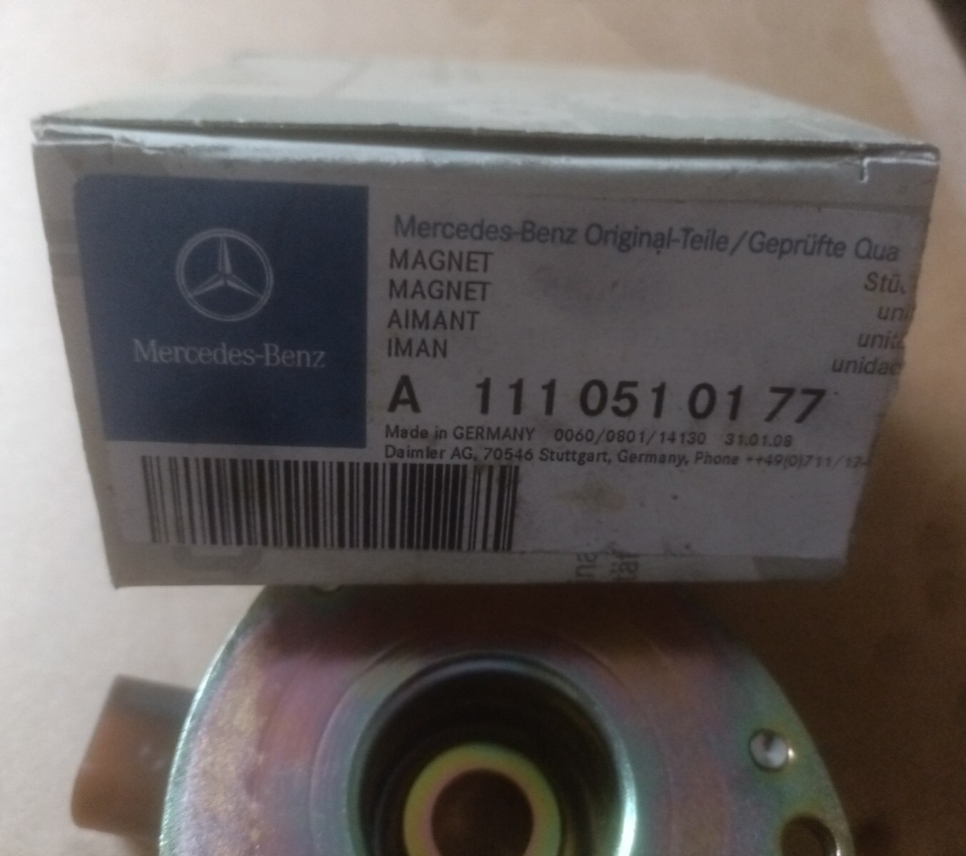 Mercedes-Benz SLK R170 Engine Camshaft Magnet A1110510177 Genuine for ...