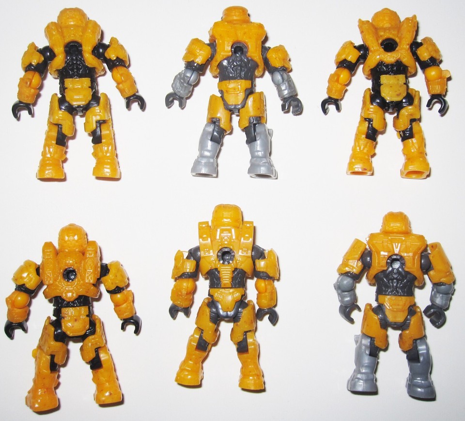 Light Orange Spartan Halo Mega Bloks Construx Squad Minifigure Action ...