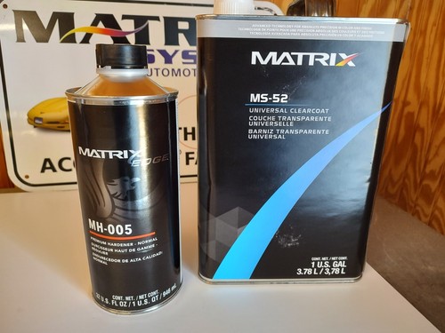 MS-52 Matrix Universal Gallon Clear Coat Kit. Normal, Slow or Fast | eBay