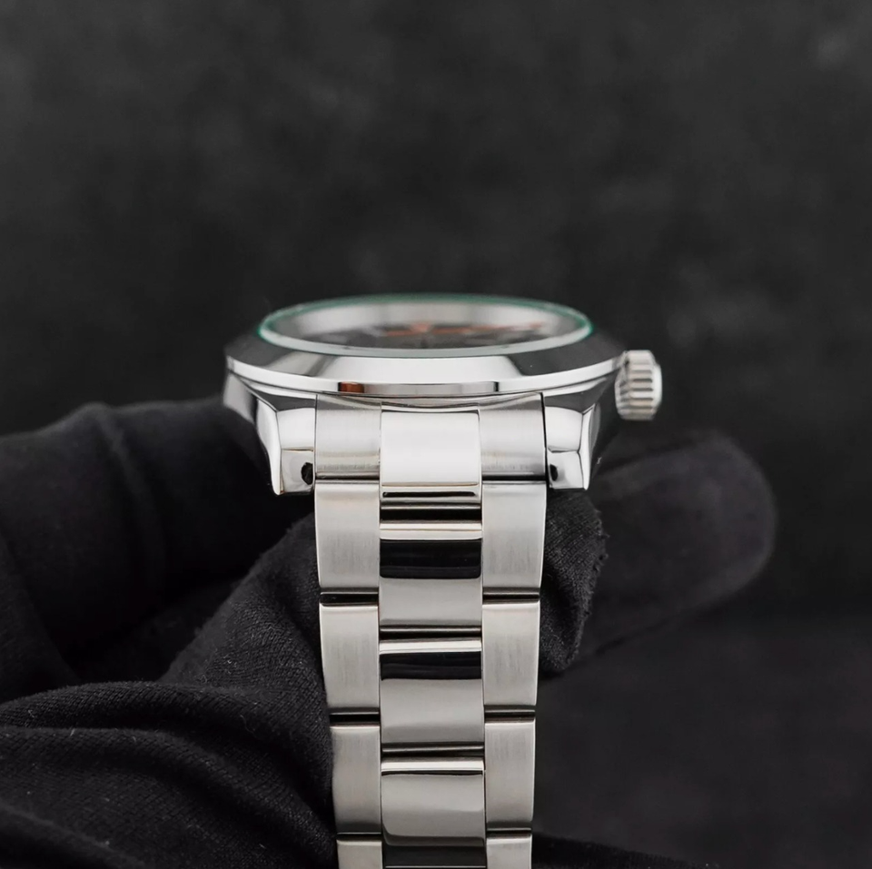 Custom Mod Watch 36/39mm Black Dial MLG Seiko NH35 Automatic Movement ...